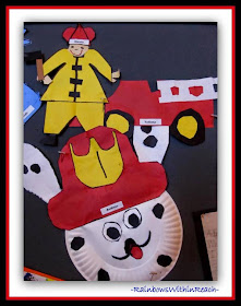 RainbowsWithinReach: Fire Trucks, Fire Dogs, Fire Safety Crafts