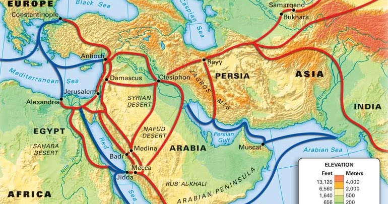 Mrs. Perkins' World History: Islamic Trade Routes