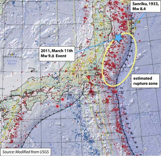 Géoclimat: Séisme du 11 mars 2011 au Japon