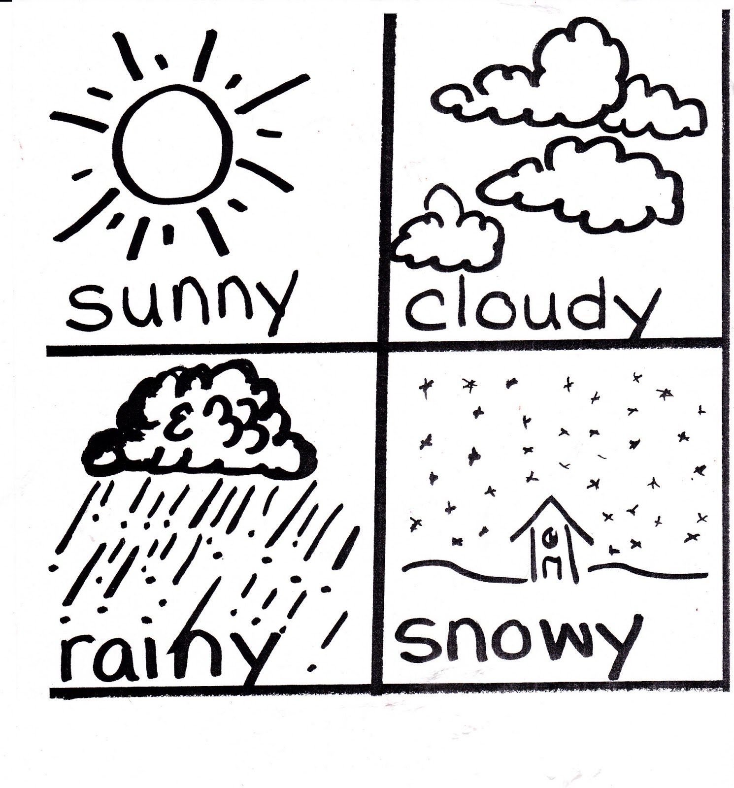 Metamora Community Preschool Weather Words metamora-community-preschool-weather-words