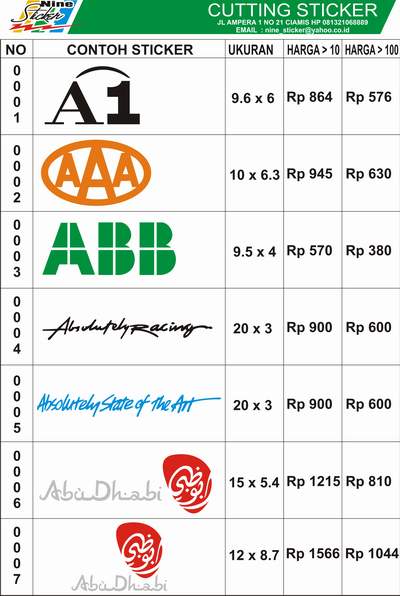 Pengrajin Sticker Cutting Daftar Harga Sticker pengrajin-sticker-cutting-daftar-harga-sticker