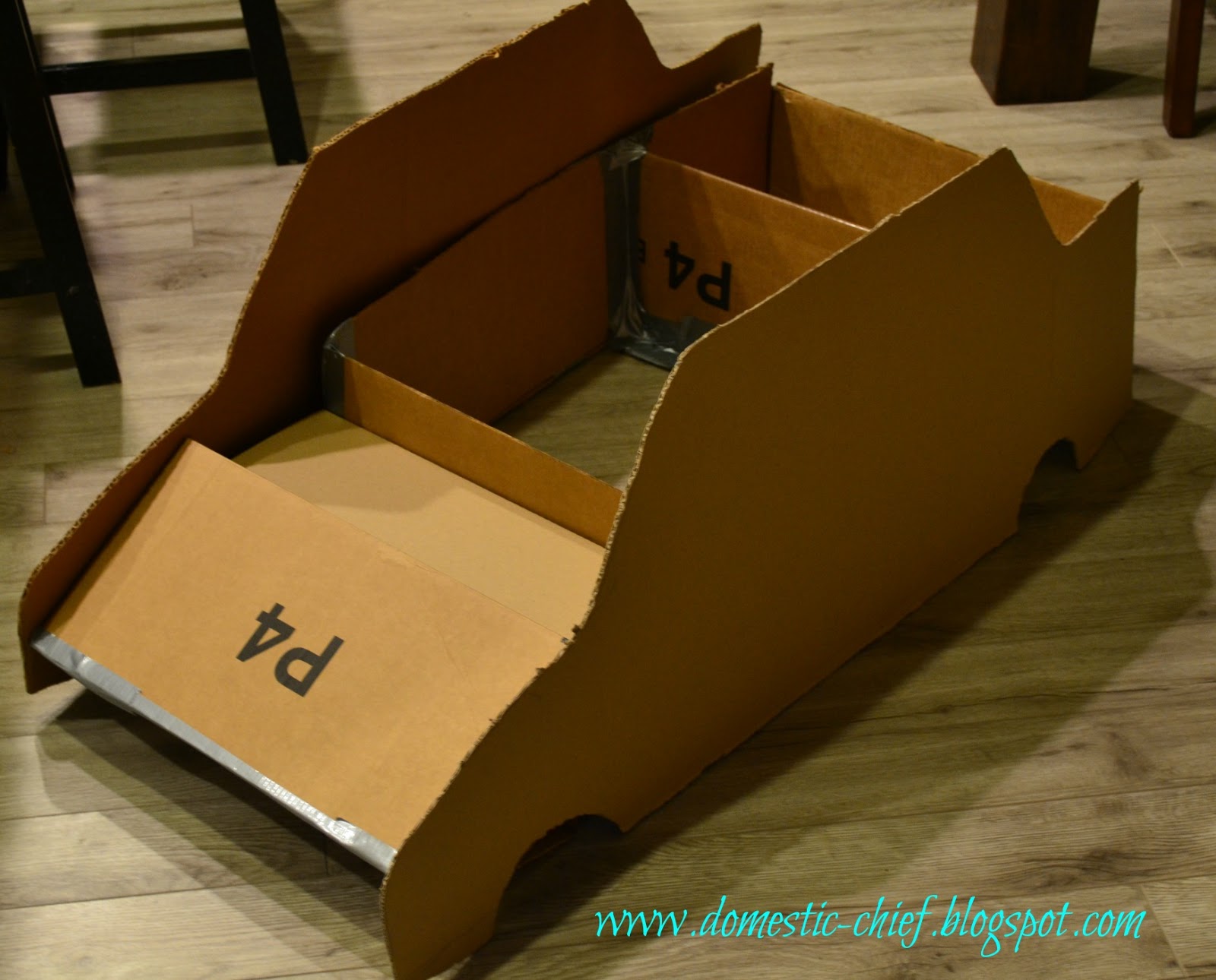 Chief Domestic Officer Cardboard Box Police Car chief-domestic-officer-cardboard-box-police-car