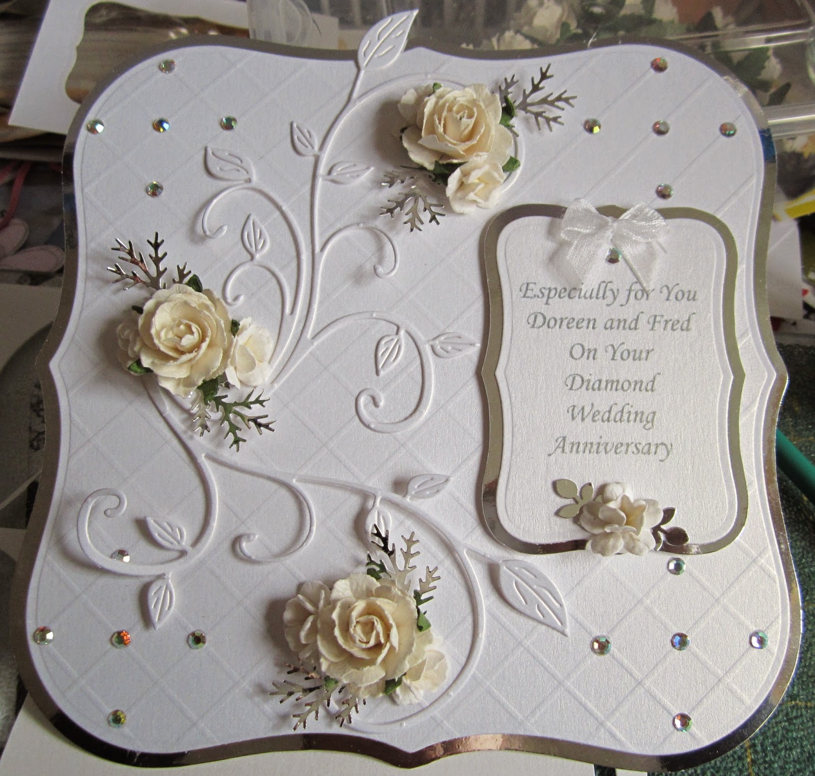 Kyms Kreations Diamond Wedding Card kyms-kreations-diamond-wedding-card