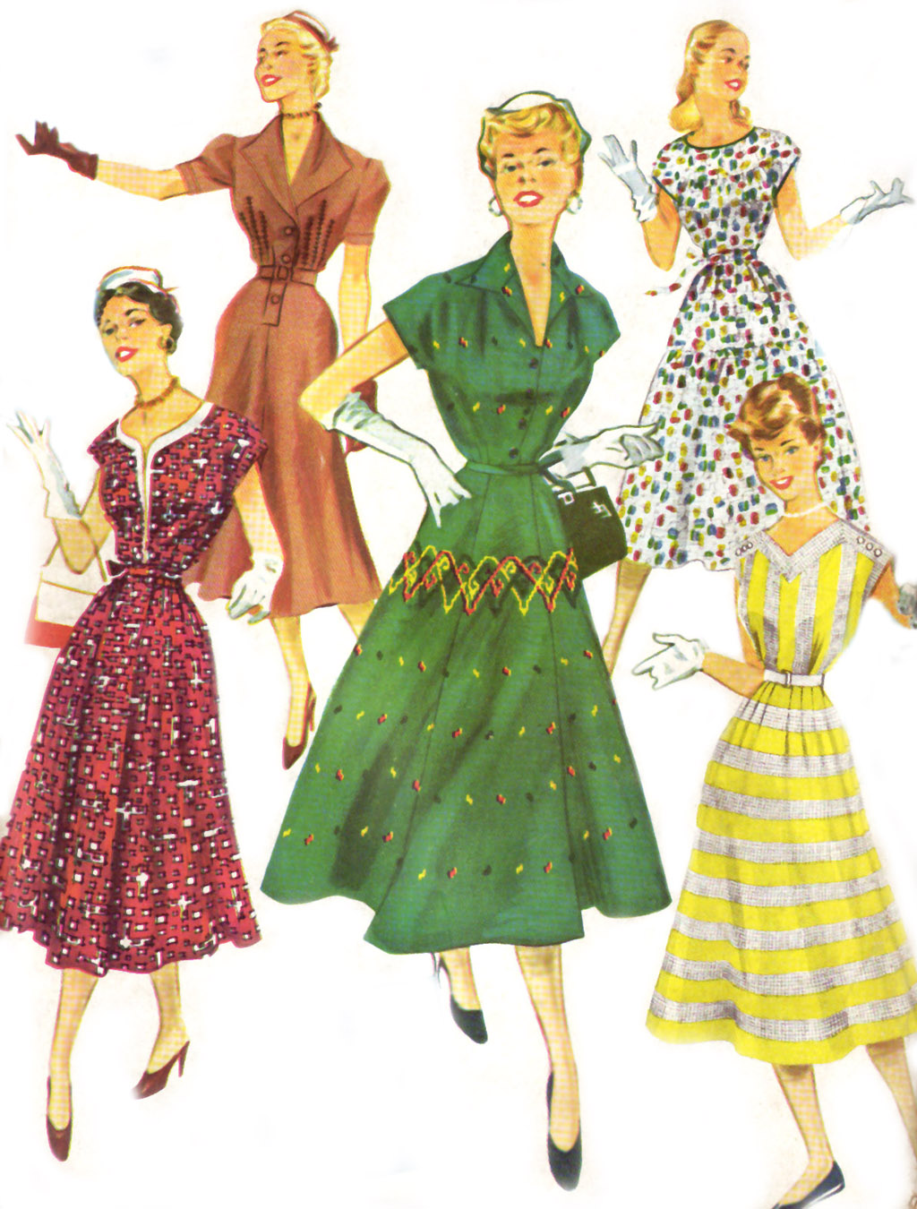 EL ARTE DE CREAR: MODA DE LOS AÑOS 50' EL ARTE DE CREAR: MODA DE LOS AÑOS 50'