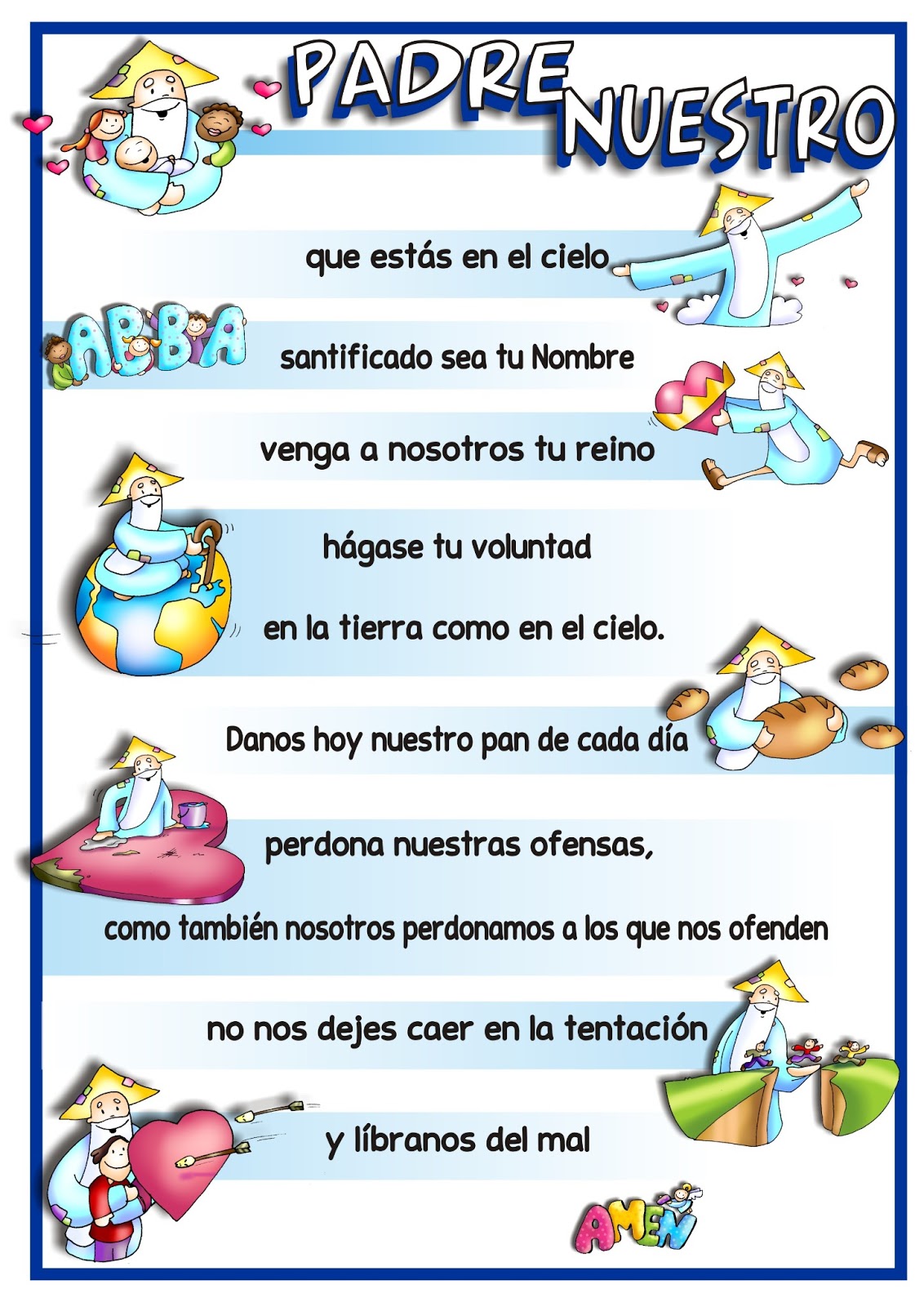 Niños de inicial rezando el padre nuestro en niños de inicial para ... Niños de inicial rezando el padre nuestro en niños de inicial para ...