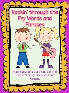 Fourth and Ten: Rockin' Through the Fry Words and Phrases