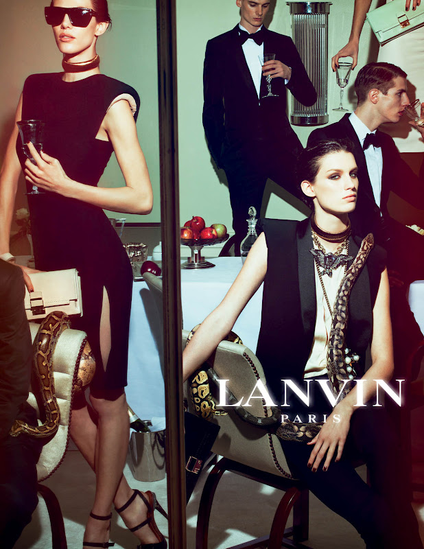 Smartologie: Lanvin Spring/Summer 2012 Campaign by Steven Meisel