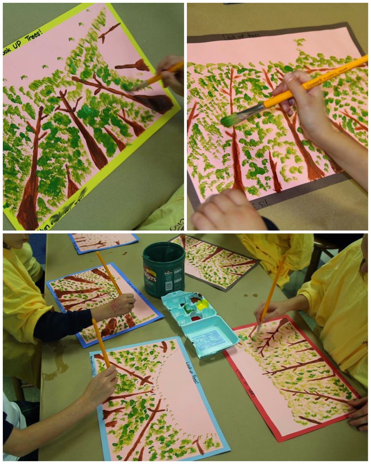 Mr.Kreutinger's Art Room!!!: 5th Grade Look Up Trees!