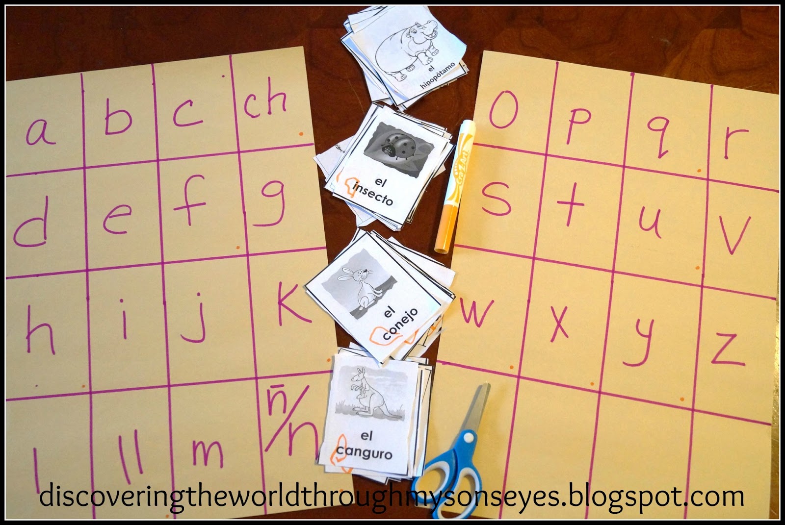 Spanish Home Lesson: Alphabet (Abecedario)