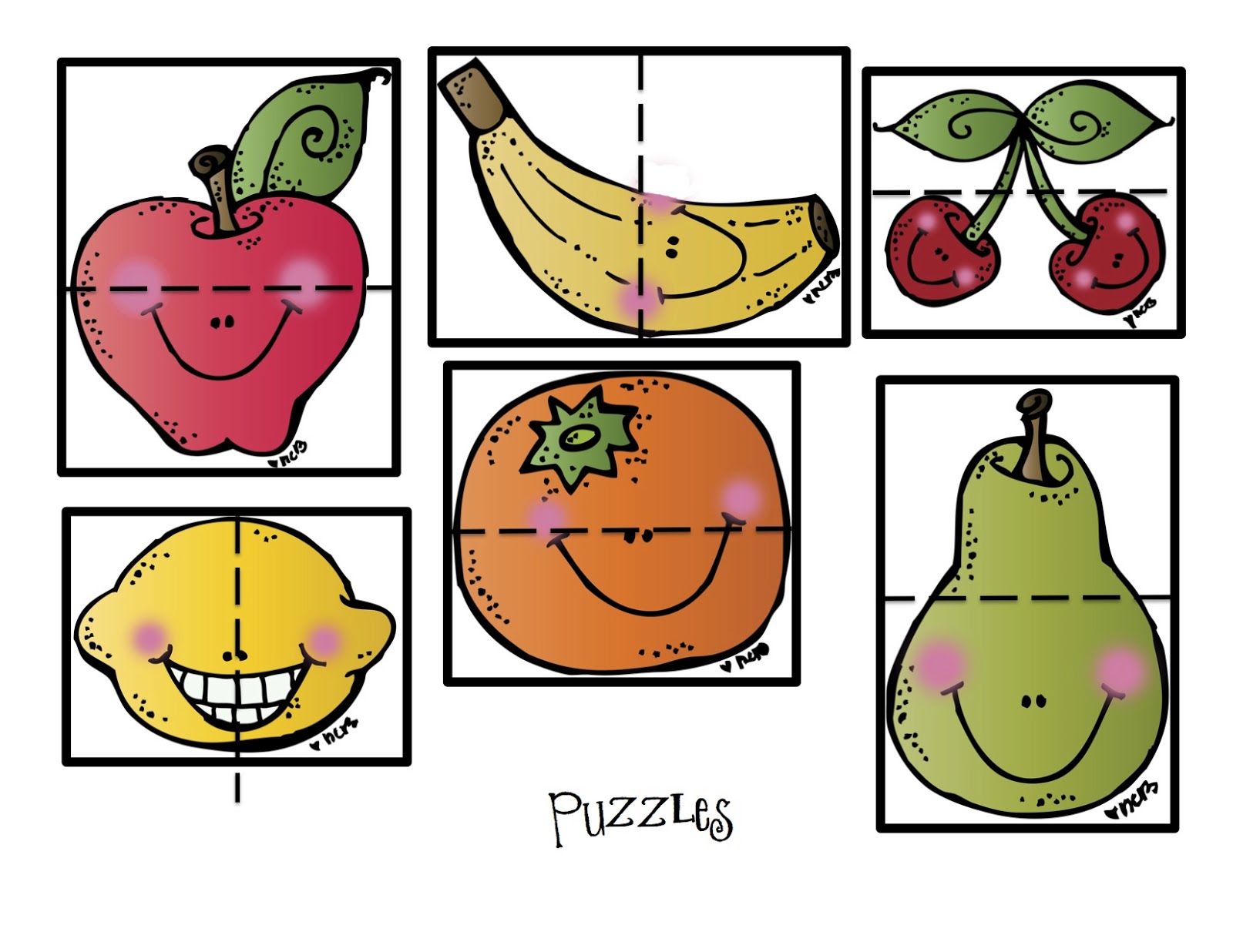 Preschool Printables: Fruit Printable | Puzzel, Eet gezond ...