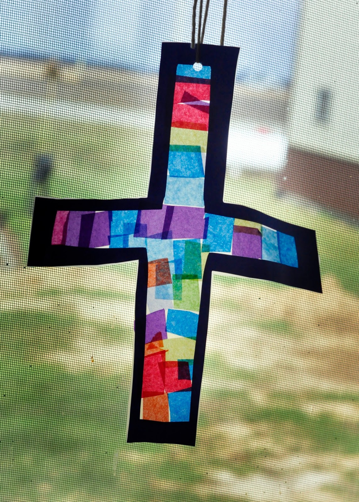 This Farm Family's Life: Craft Time: Stained Glass Easter Eggs and ...