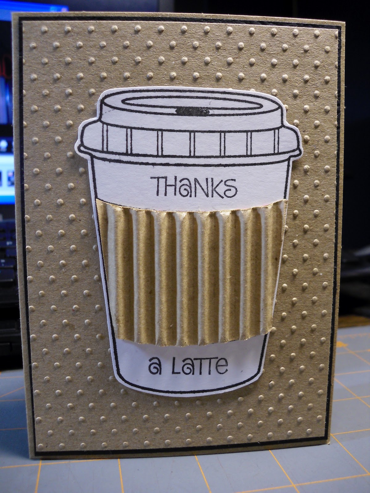 Clever Soiree: Thanks a Latte Card - Stamps of Life