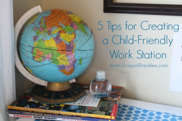 5 Tips for Creating a Work Station for Kids - Do Play Learn