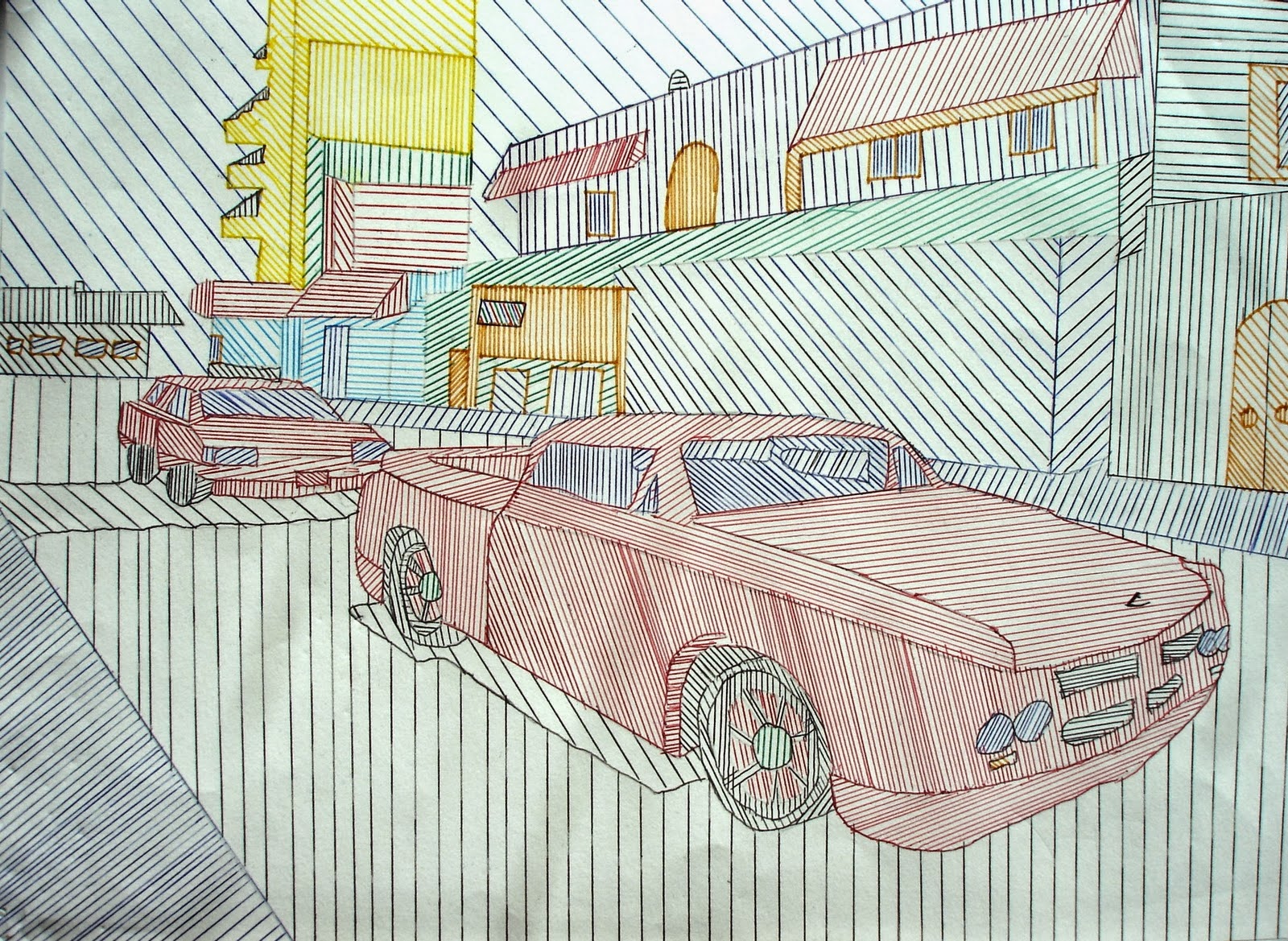 Dibujos hechos con lineas - Imagui