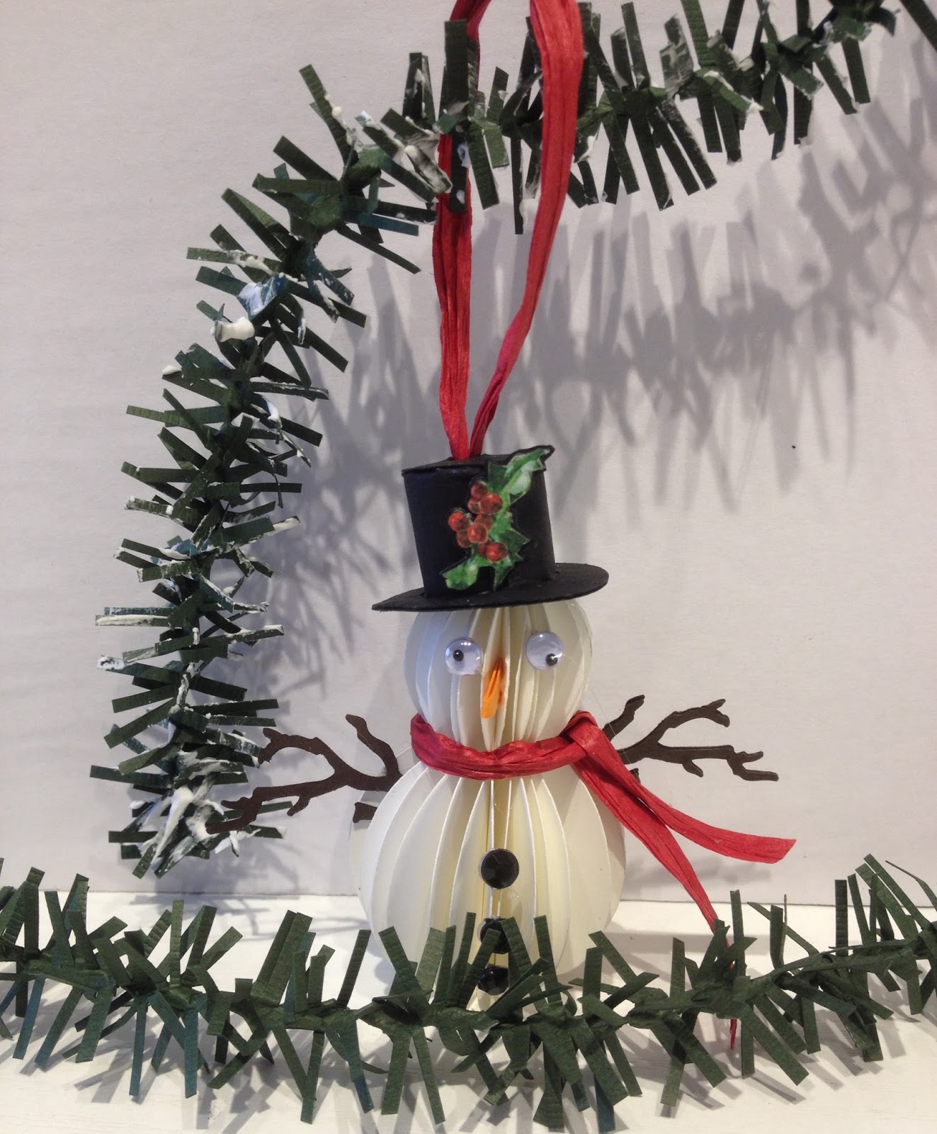 Paper Snowman Ornament Tutorial | annes papercreations | Bloglovin’
