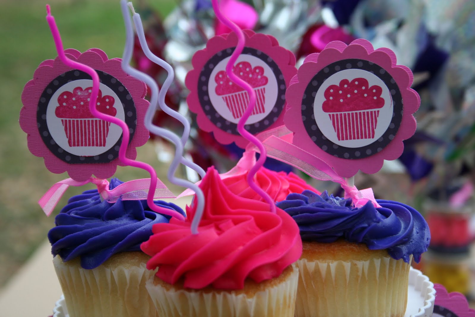 Pink and Purple Polka Dot Party - Pink Buckaroo Designs