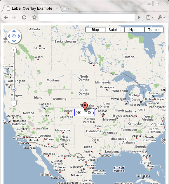 Marc Ridey - Blog: Label overlay example for Google Maps API v3 Marc Ridey - Blog: Label overlay example for Google Maps API v3