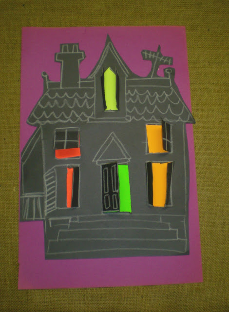 Jarvis House: Haunted House Halloween Craft for Kids