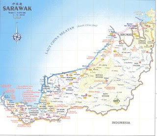 Malaysia Travel Guide And Map: Map Of Sarawak | Kuching