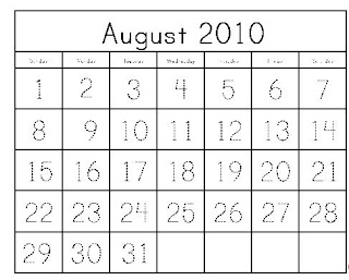 Homeschool Parent: Calendar Templates with Number Tracing