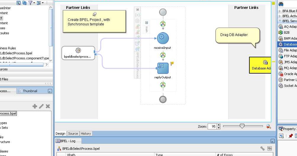 Bizinsight Consulting Blog: How to Select Data from Database table with BPEL flow.