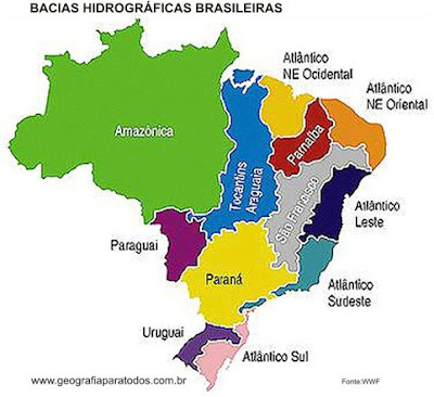 BACIAS HIDROGRÁFICAS DO BRASIL