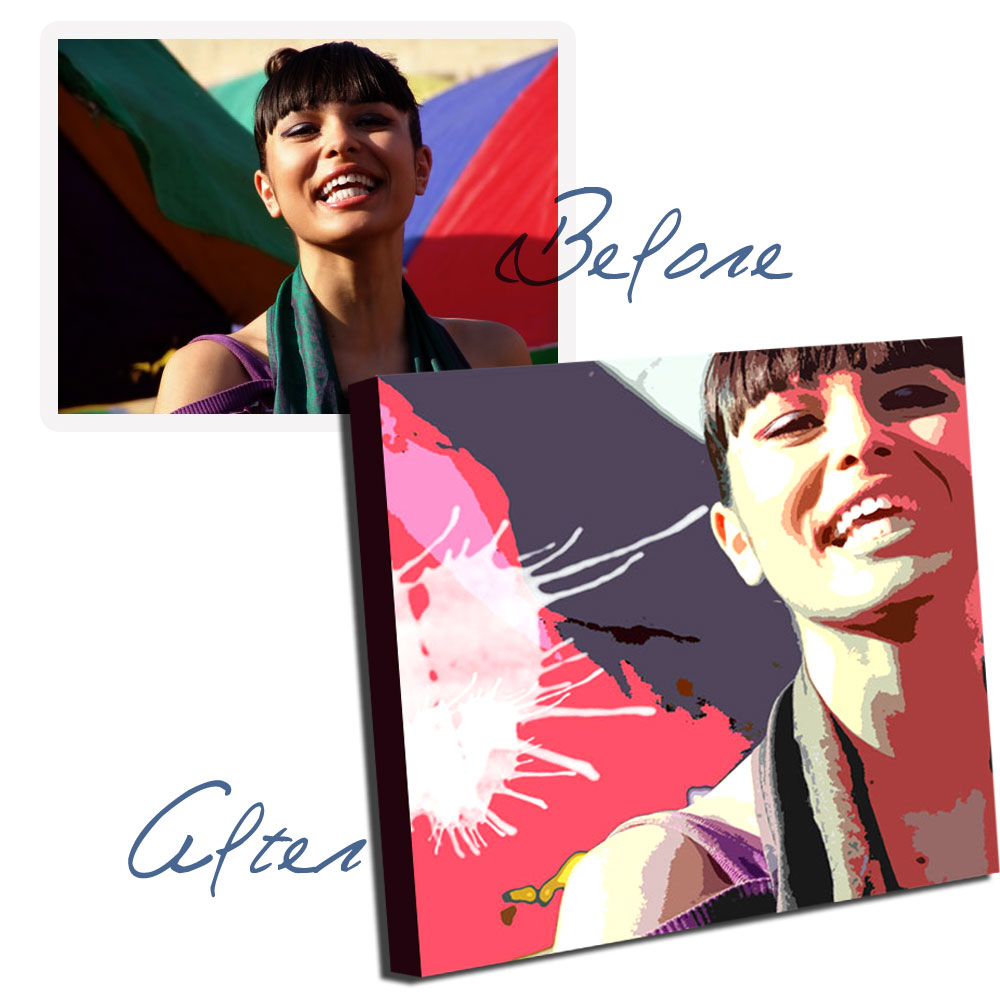 Bug Design Turn Your Photo Into Pop Art On Canvas bug-design-turn-your-photo-into-pop-art-on-canvas