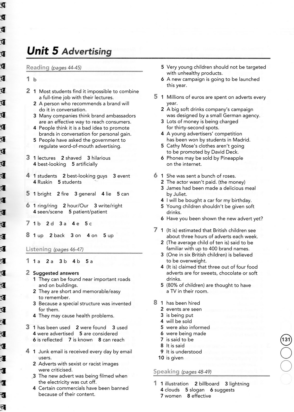 English For U WORKBOOK ANSWER KEY UNIT 5 BAT2 english-for-u-workbook-answer-key-unit-5-bat2