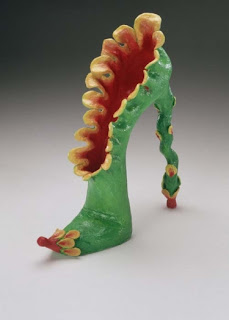 11 Seconds: Ceramic Shoes Sculpture by Taleen Berberian