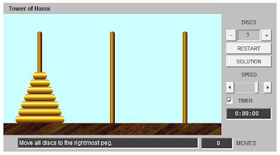 Fun Math: Towers of Hanoi