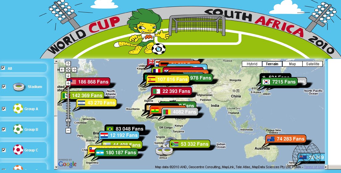 Map Of World Cup Countries - United States Map