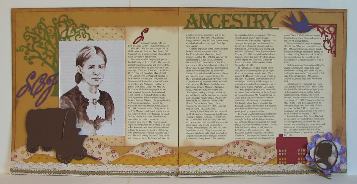 Scrapping Mommy: Family History and Ancestry Layout for ScrapbookPal