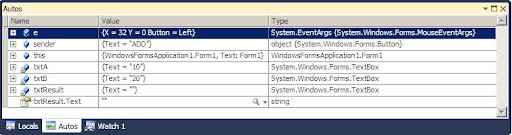 How to inspect "this" object in Visual Studio while debugging? - Stack Overflow