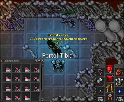 Primeiro Necromancer Shield de Balera - Mundo Tibia Br | Notícias, Downloads e Muito Mais