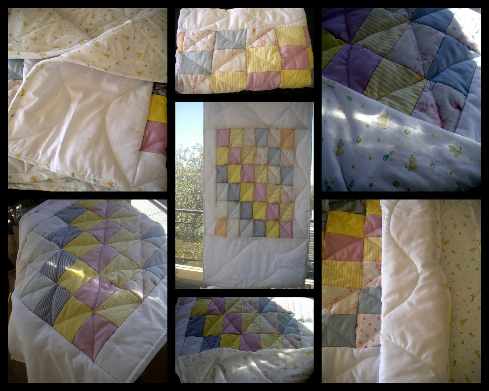 Mantas para bebé patchwork - Imagui