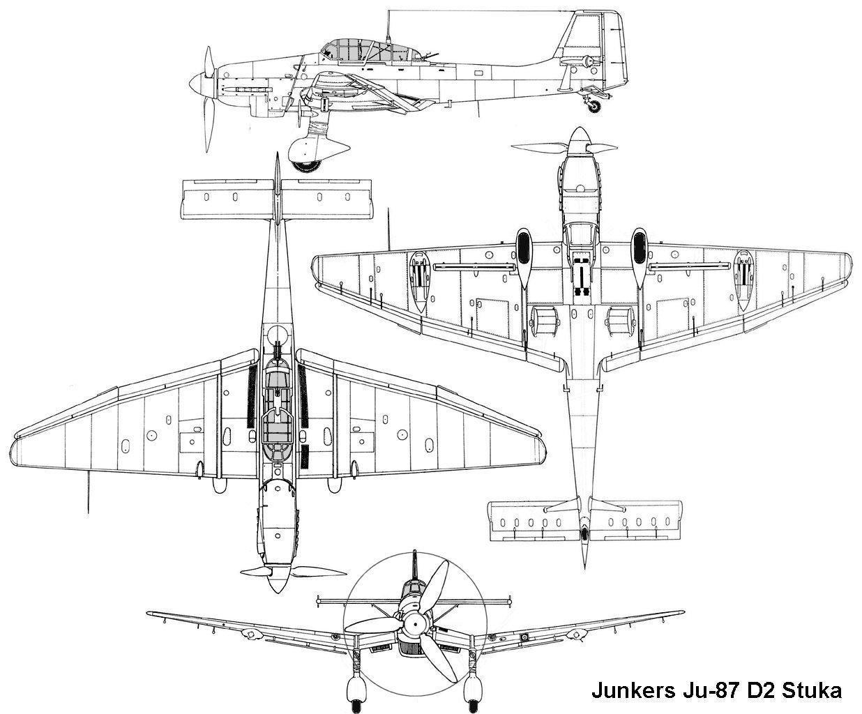Aeronave militare şi civile: Avionul Junkers JU 87 Stuka