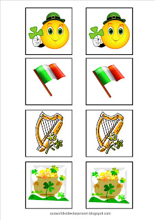 St Patrick's Day Printable: Memory Game