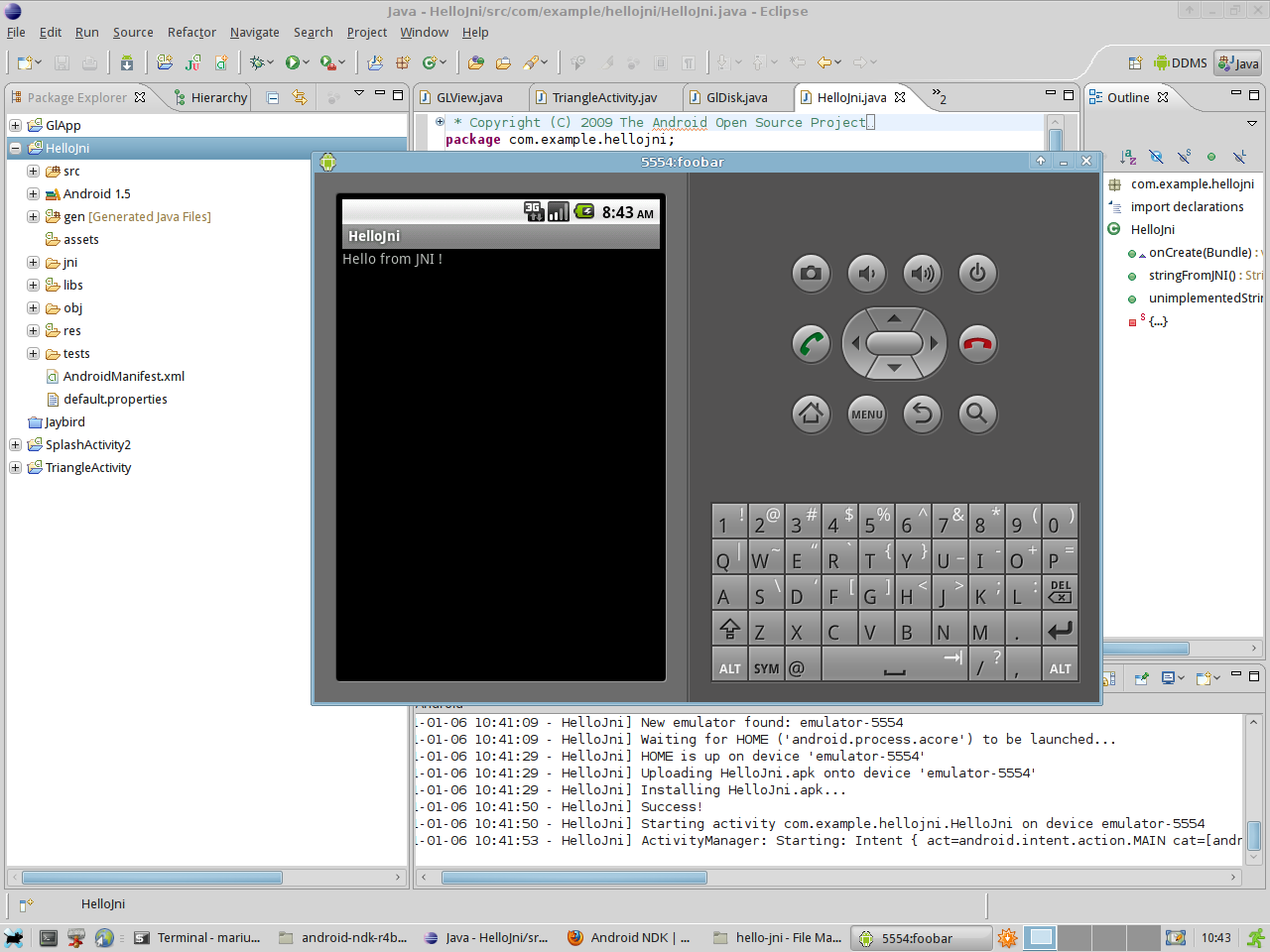 Mariuz's Blog: Hello from jni (native code) in Android Mariuz's Blog: Hello from jni (native code) in Android