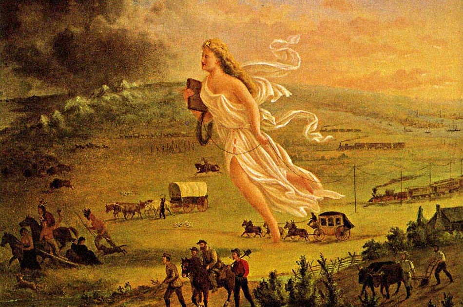 ***cleveland art project*********: JOHN GAST'S "AMERICAN PROGRESS" (1872)