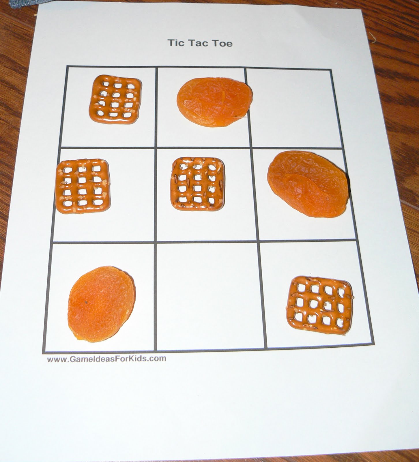 Having Fun at Home: Edible Tic Tac Toe