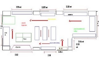 almacenamiento: plano bodega localiozacion de zonas