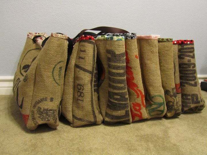 Tote Bag Pattern: Burlap Coffee Bag Tote Pattern Free Tote Bag Pattern: Burlap Coffee Bag Tote Pattern Free
