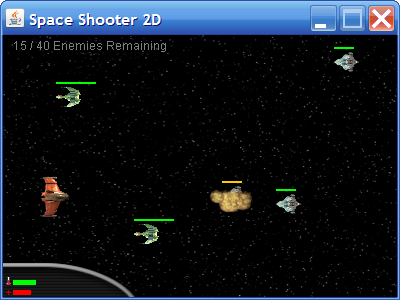 The Portfolio Of Joss Whittle: Programming: Java: Game: Space Shooter