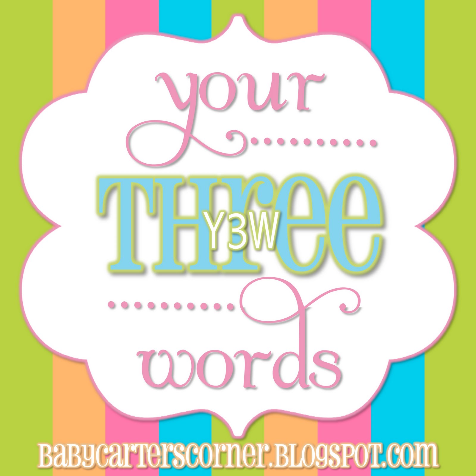 Your Three Words ~ jenni from the blog
