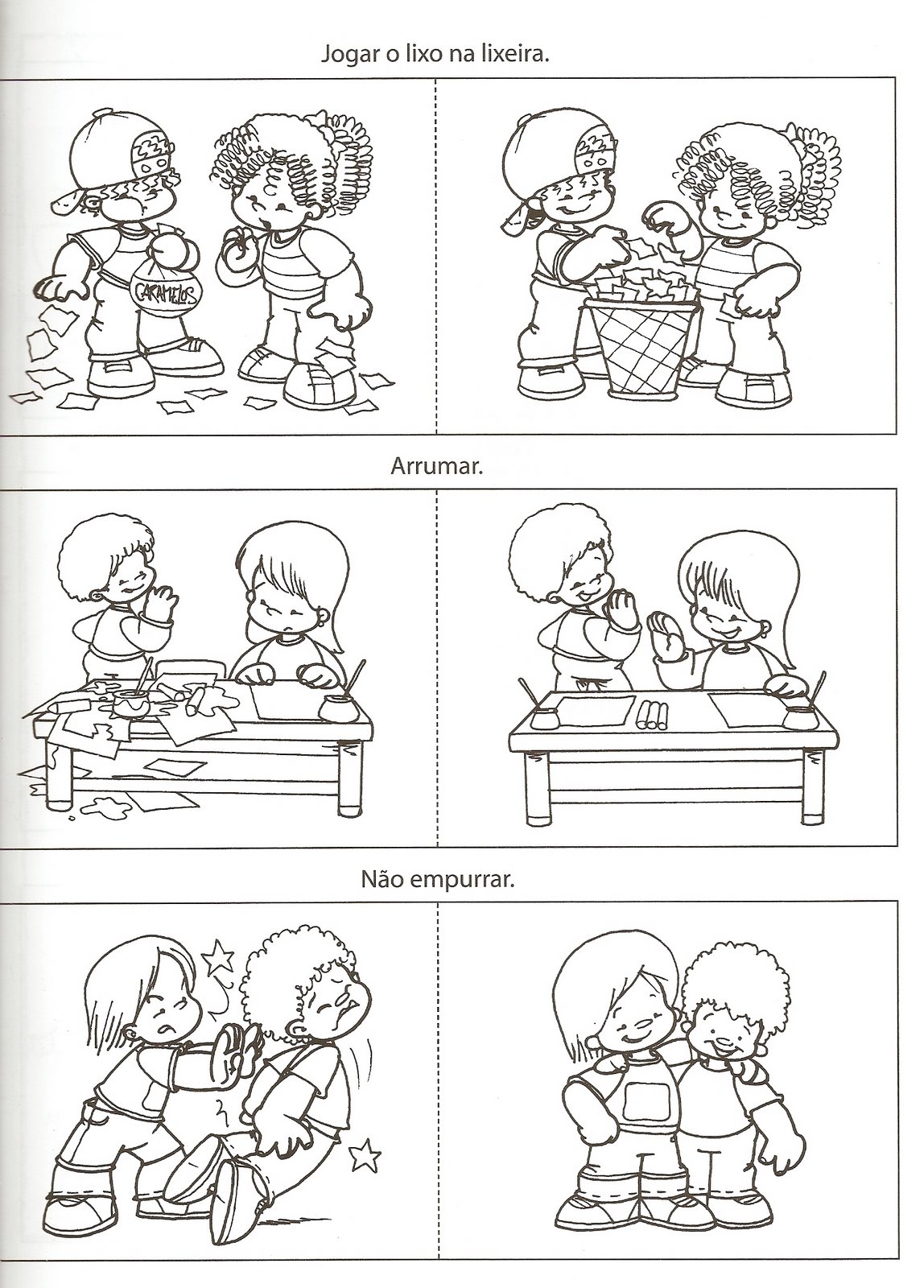 Atividades Sobre Convivência Na Escola - NAZAEDU