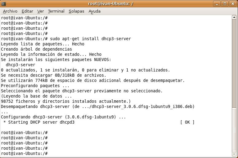 INFRA-NETWORK: INSTALAR Y CONFIGURAR SERVIDOR DHCP EN UBUNTU