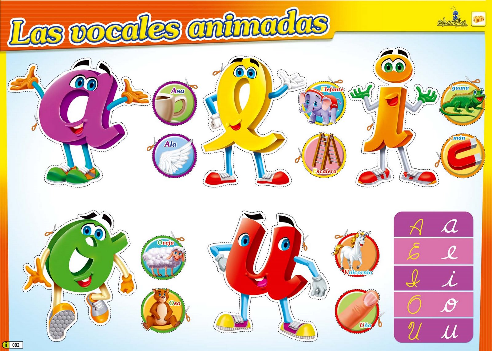 JUGANDO Y APRENDIENDO CON LAS VOCALES: POESIA DE LAS VOCALES