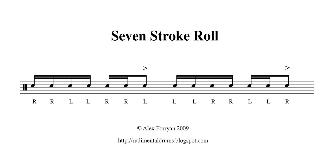 Rudimental Drums: 7 Stroke Roll - Bounce