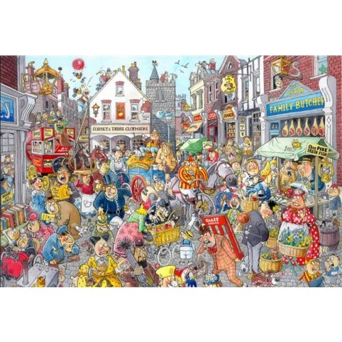 Jigsaw Joy WASGIJ Destiny 10 High Street Hassle jigsaw-joy-wasgij-destiny-10-high-street-hassle