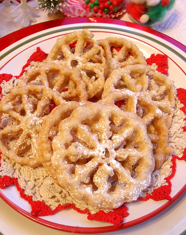 Frolicking Freckles: Scandinavian Rosette Cookies...... Frolicking Freckles: Scandinavian Rosette Cookies......